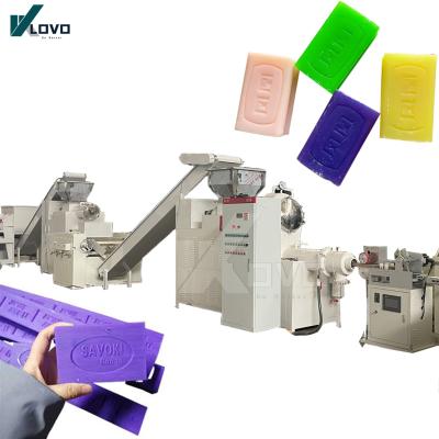 China Laundry Soap Making Machine Soap Machine Bar Soap Machine Soap Cutting and Stamping Machine with PLC System Soap Plodder Machine Savon Machine Soap Making Machine for sale