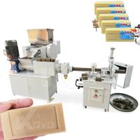 China Stainless Steel 100-200kg/H Semi Automatic Soap Making Machine Small Business for sale