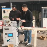 China Bar Soap Cutting Machine With Custom Soap Shape 100-3000kg/H Electronic PLC Control for sale