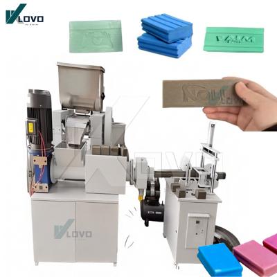 China Semi Automatic Soap Machine Transparent Soap Making Machine For Custom Shape Logo for sale