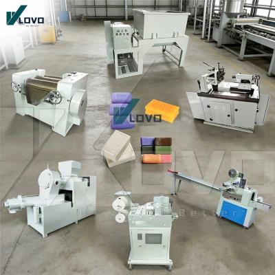 China LOVO XT300 Fully Automatic Soap Machine with 300kg/h Capacity and Carbon Steel Construction for Industrial Soap Production for sale