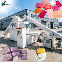 China Fully Automatic Soap Machine with 300kg Per Hour Capacity and Carbon Steel Construction for Automated Soap Production for sale