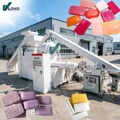 China Fully Automatic Soap Machine with 300kg Per Hour Capacity and Carbon Steel Construction for Automated Soap Production for sale