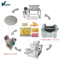 China Fully Automatic Soap Machine with 500kg Per Hour Capacity and Stainless Steel Construction for Soap Production Lines for sale