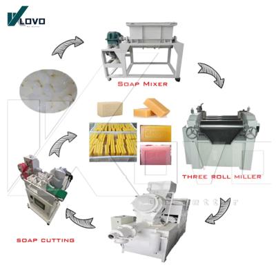 China Fully Automatic Soap Machine with 500kg Per Hour Capacity and Stainless Steel Construction for Soap Production Lines for sale