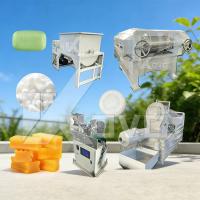 China Small Mini Soap Production Line Equipment Soap Making Machine 100kg/H Capacity for sale