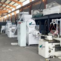 China Duplex Vacuum Soap Plodder Machine with Stainless Steel Construction and Variable Frequency Drive for 100-3000 KG/H Capacity for sale