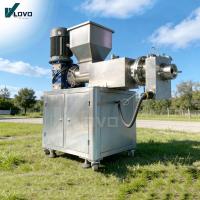 China Automatic Stainless Steel Soap Extruder Machine with 100-300Kg/h Capacity and Compact Size for Industrial Soap Production for sale