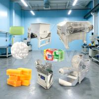 China Fully Automatic Soap Making Machine High Speed Laundry Soap Production Line 300kg h to 2000kg h for sale