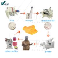 China Automatic Solid Soap Making Machine for High Efficiency Production with CE Certification and Customized Shape Options for sale