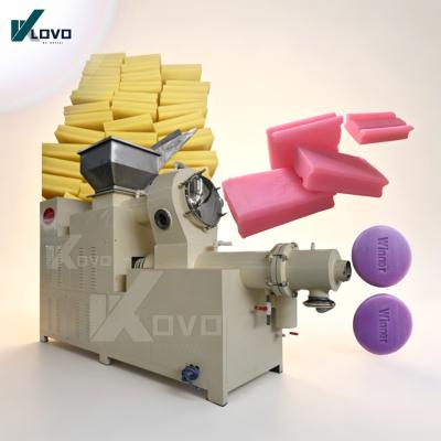 China Automatic Soap Production Line For Laundry Soap And Toilet Soap, Stainless Steel Soap Making Machine 300-2000kg/h for sale