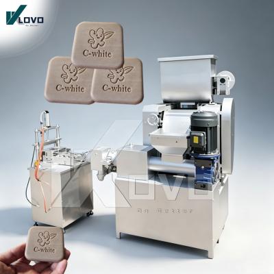 China Industrial Cutter Soap Plodder Small Soap Making Machine Line Soap Stamping Machine for sale