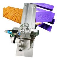 China Small Semi Auto Pneumatic Soap Cutting Machine With Soap Making Machine For Small Business for sale