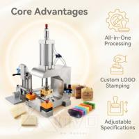 China Automatic Hand Soap Press Machine Handmade Soap Stamping Equipment for sale