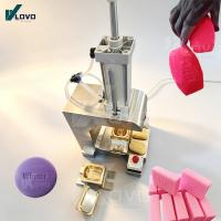 China NOMI Brand Custom Soap Logo Pressing Stamping Molding Machine Manual Soap Making Machine for sale