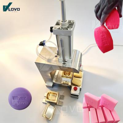 China NOMI Brand Custom Soap Logo Pressing Stamping Molding Machine Manual Soap Making Machine for sale