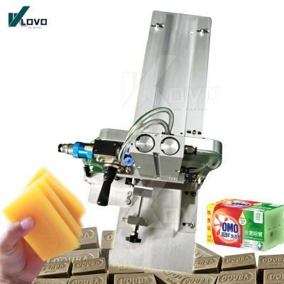 China Stainless Steel Pneumatic Soap Block Cutting Machine  For Bath Soap Toilet Soap for sale
