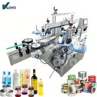 China Shampoo Square Round Bottle Double Side Sticker Hand Wash Automatic Labeling Machine for sale