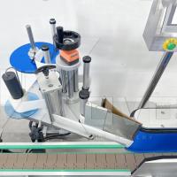 China Round Bottle Labeling Machine Automatic Labeling Equipment 50-60Hz 1100W for sale