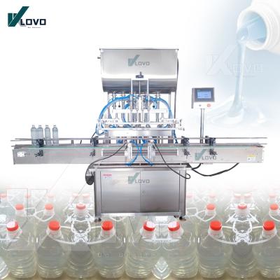 China Auto 100-1000ml Liquid Soap Aundry Hand Washing Gel Dishwashing Liquid Filling Machine for sale