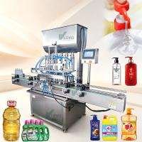 China Auto 100-1000ml Liquid Soap Aundry Hand Washing Gel Dishwashing Liquid Filling Machine for sale