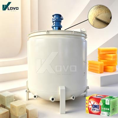 China Soap Making Machine Mixing Tank Soap Saponification Tank With Heating And Stirring Function for sale