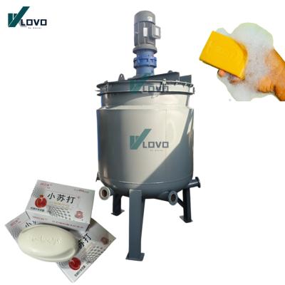 China Saponification Soap Making Machine Toilet Soap Production Line For Palm Oil Caustic Soda for sale