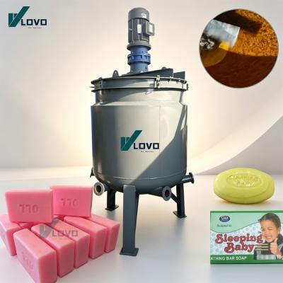 China Industrial Saponification Tank Soap Making Machine Toilet Soap Production Line For Palm Oil Caustic Soda for sale