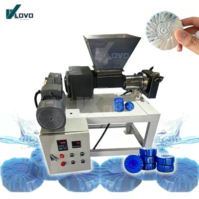 China Toilet Block Water Soluble Film Paper Blue Bubble Production Line Cleaner Making Machine for sale