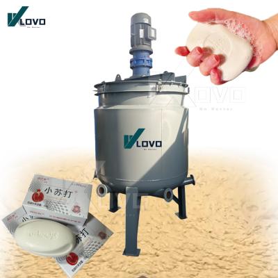 China 100-300kg/H Oil Saponification Tank Fat Saponification Pot Soap Granule Production Line for sale