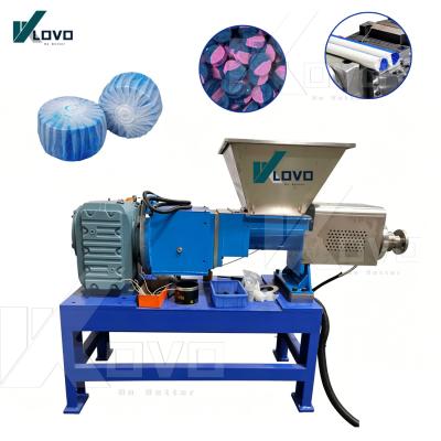 China Blue Bubble Toilet Block Making Machine Automatic Toilet Bowl Cleaner Block Machine for sale