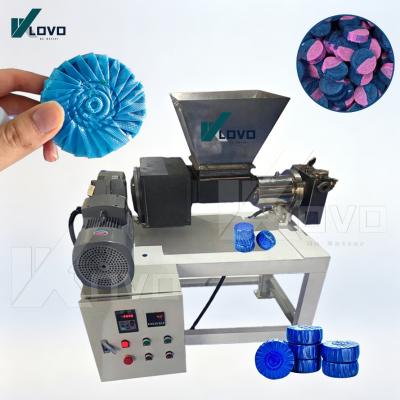 China Electric Toilet Cleaner Block Making Machine With Motor Bearing PLC For Chemical Use for sale