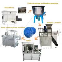 China Fully Automatic Blue Bubble Production Line Toilet Cleaner Ball Forming Machine for sale