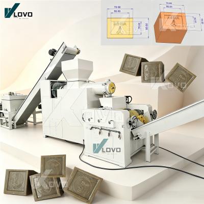 China Small Mini Soap Production Line Equipment Soap Making Machine 100kg/H Capacity for sale