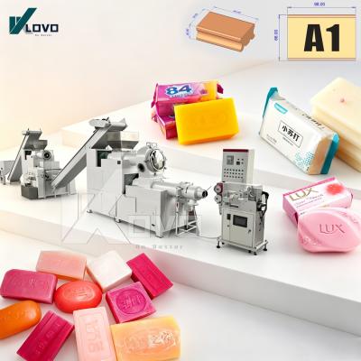 China 300kg/H Fully Automatic Laundry Toilet Soap Making Production Line 30KW 380V for sale