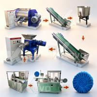 China 50 100 500KG/H Toilet Effervescent Tablet Machine Deodorizer And Detergent Tablet Press for sale