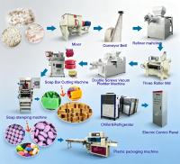 China Stainless Steel Semi-Automatic Soap Making Machine for Small Business Startups with 100-300kg/h Production Capacity for sale