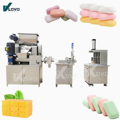 China Multifunctional All-in-One High Efficiency Space-Saving Small/Medium Scale Production Soap Making Machine 50-200kg/h Capacity for sale