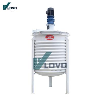 China Steam-heated Mixing Tank with External Coil Soap Making Machine Mixing Tank Soap Saponification Tank With Heating And Stirring Function for sale