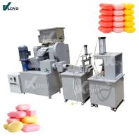 China Semi Automatic Hotel Bar Manual Soap Line Machine Price Bath Transparent Soap Making Machine for sale