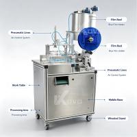 China Blue Bubble Wrapping Equipment Automatic Toilet Block Packaging Machine for sale