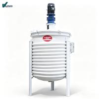 China Steam-Heated Mixing Tank with External Coil Soap Making Machine Mixing Tank Soap Saponification Tank with Heating and Stirring Function for sale