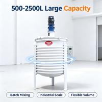 China Steam-Heated Mixing Tank with External Coil Soap Making Machine Mixing Tank Soap Saponification Tank with Heating and Stirring Function for sale