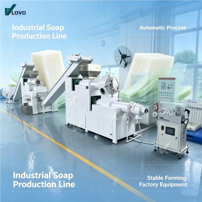 China Soap Making Machine Toilet/bath Bar Soap Making Finishing Line From Soap Machinery Factory 1000 Kg Per Hour New Product 2026 for sale