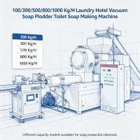 China Fully Automatic Soap Making Machine with 300kg Per Hour Capacity, User Friendly Interface and Remote Monitoring for sale