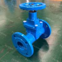 China F5 DIN Non Rising Sluice Valve Flange Ends Resilient Seat Gate Valve 2-48 Inch for sale