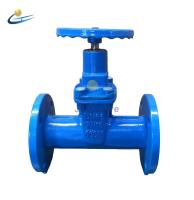 China F5 DIN3202 Non Rising Stem Gate Valve Ductile Iron Flanged 2-24 Inch PN16 PN40 for sale