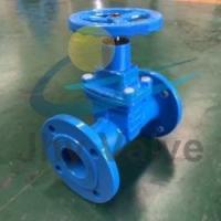 China F5 DIN3202 Non Rising Stem Gate Valve Ductile Iron Flanged 2-24 Inch PN16 PN40 for sale