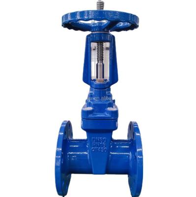 China 2-48 Inch Rising Stem Gate Valve Resilient Seated Rubber Seat Ductile Iron for sale