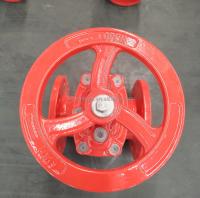 China Red Ductile Iron DI Gate Valve 24 Inch Manual Flange Ends Water for sale